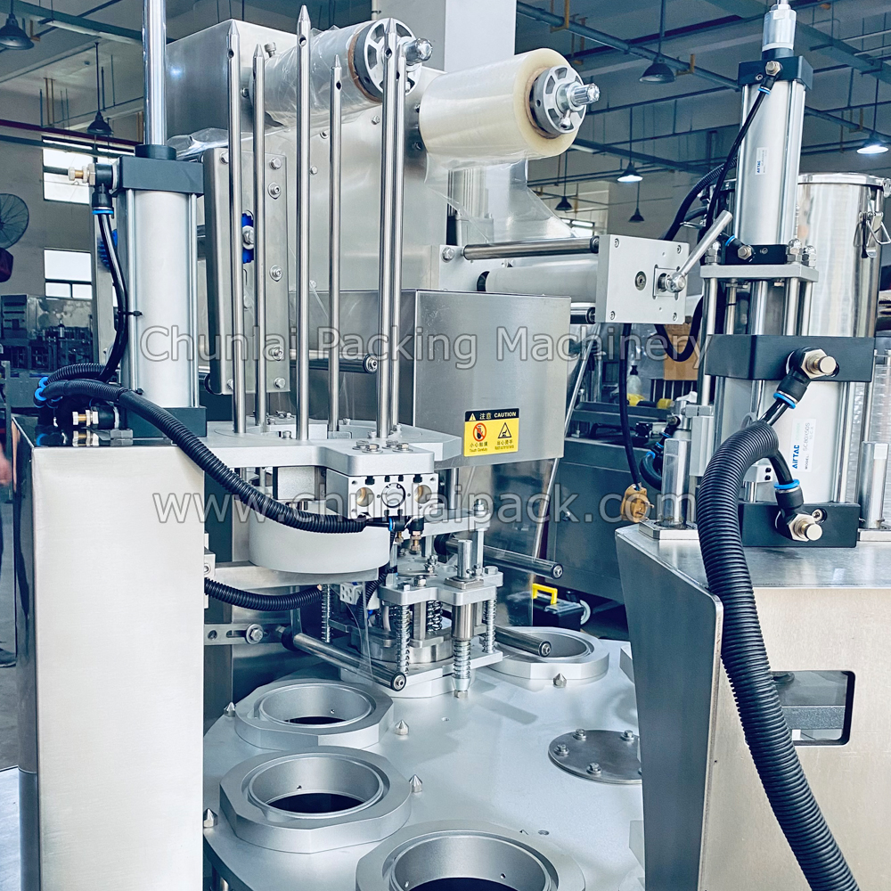 Automatic Rotary Type Hummus Cup Filling Sealing Capping Machine from ...